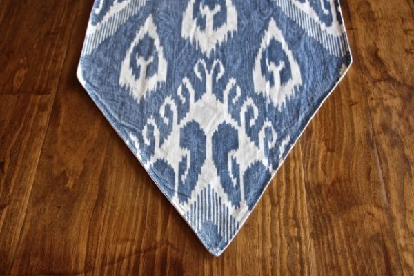 Runner Blue Ikat | Table Manners Linen Rentals