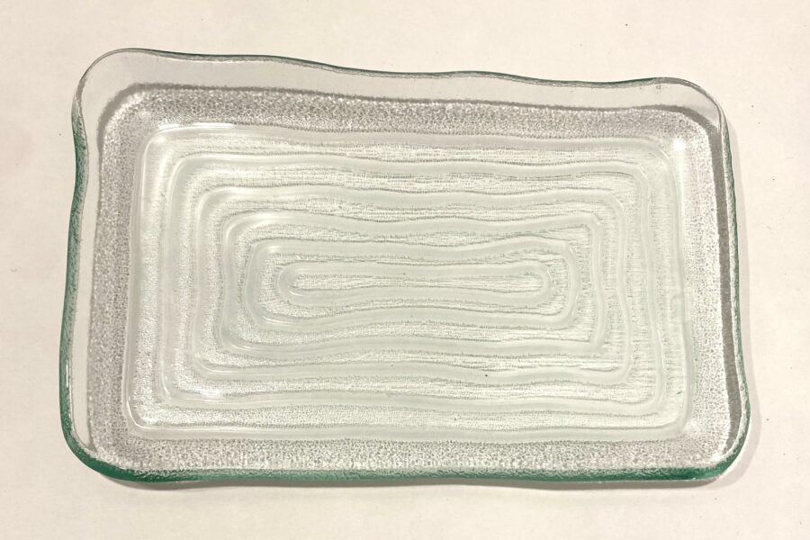 Reception Plate-Glass Rectangle | Table Manners Linen Rentals